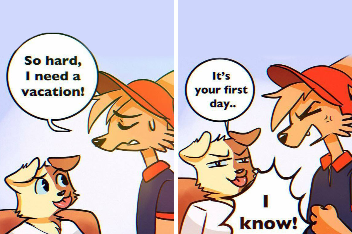 Animals Navigating Human-Like Scenarios In Hilarious Comics, By This ...