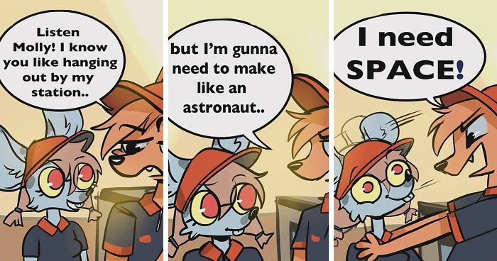 Animals Navigating Human-Like Scenarios In Hilarious Comics, By This ...