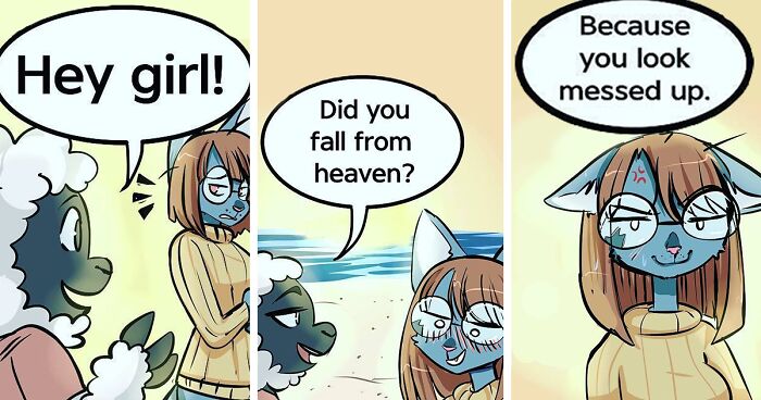 Animals Navigating Human-Like Scenarios In Hilarious Comics, By This ...
