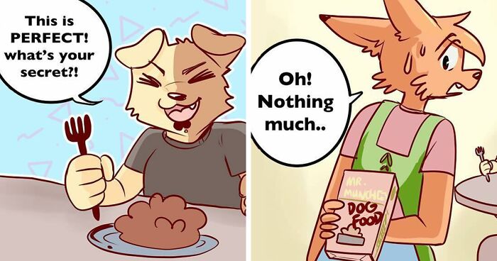 Animals Navigating Human-Like Scenarios In Hilarious Comics, By This ...