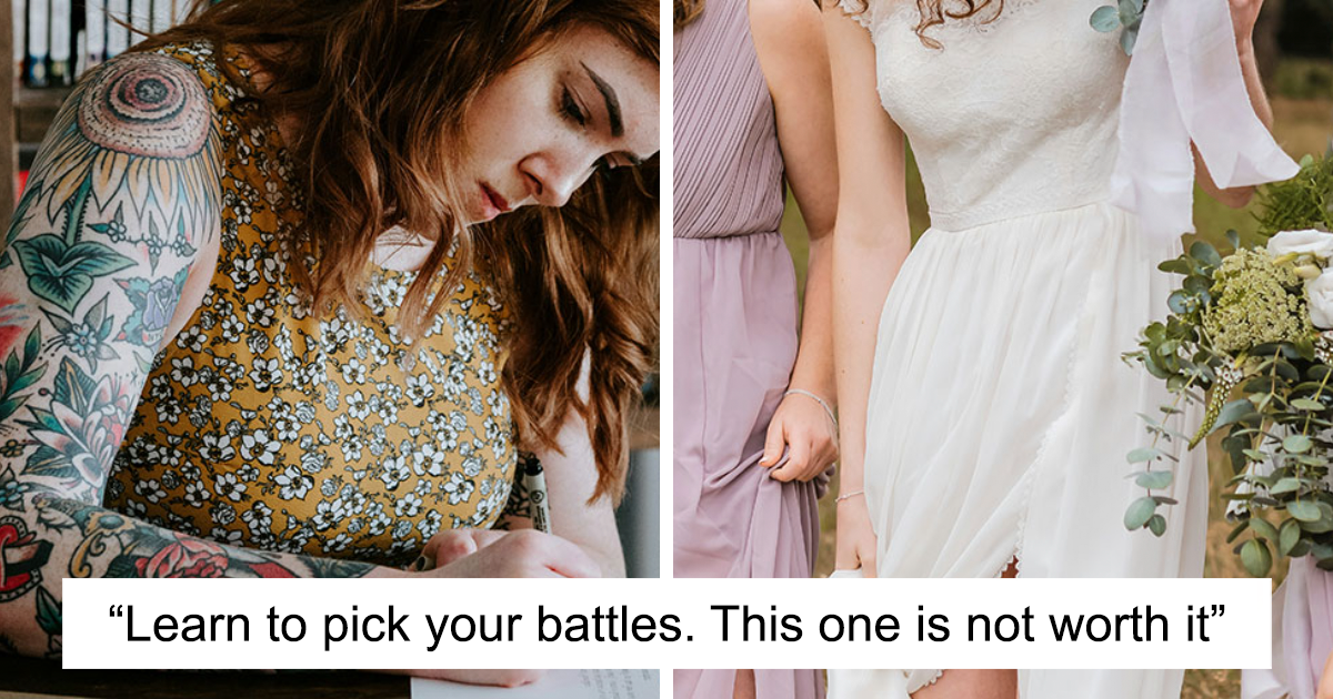 “Am I Crazy?”: Bride Asks MOH With “Super Dark Tattoo Sleeves” To Cover ...