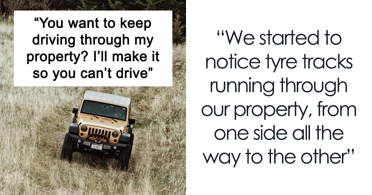 Woman Prevents Random Truck From Passing Through Her Property By Hiding Star Pickets In Her Lawn ...