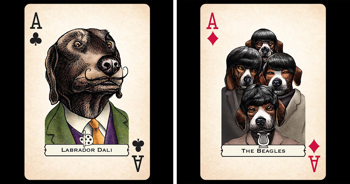 Artist Illustrates Card Decks Inspired By Famous People Or Characters ...