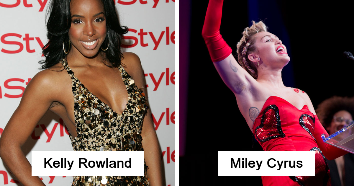 16 Bold Female Stars Redefining Beauty Standards By Embracing Body Hair ...