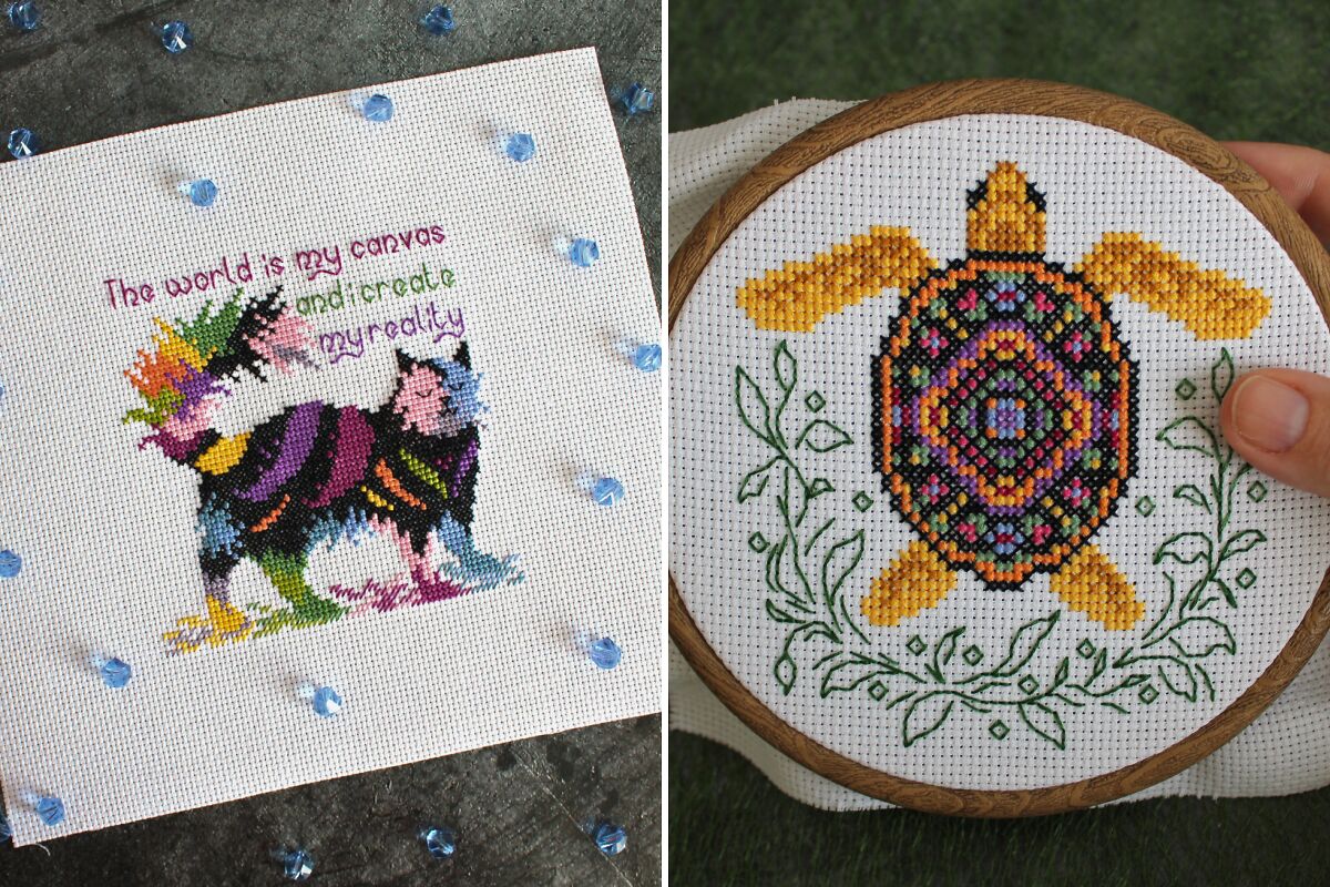 My Quick And Easy Cross Stitch Patterns (25 Pics) | Bored Panda