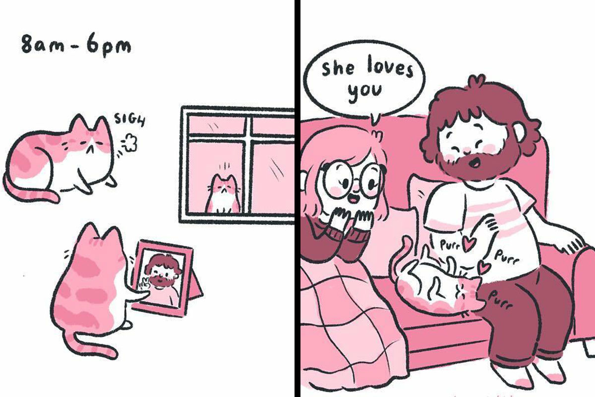 Life With Cats: 28 Cozy Comics Illustrated By This Artist | Bored Panda