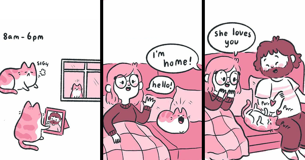 28 Cozy Cat Comics By Ellen Stubbings | Bored Panda