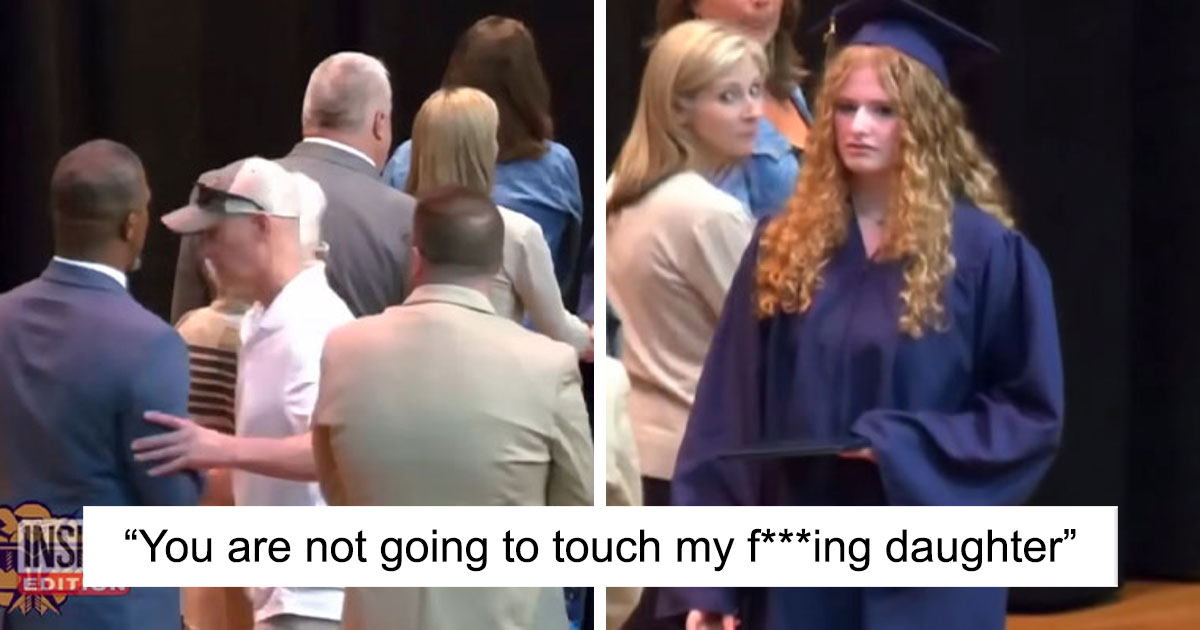 Father Interrupts Daughter’s Graduation To Stop Superintendent From Shaking Her Hand | Bored Panda