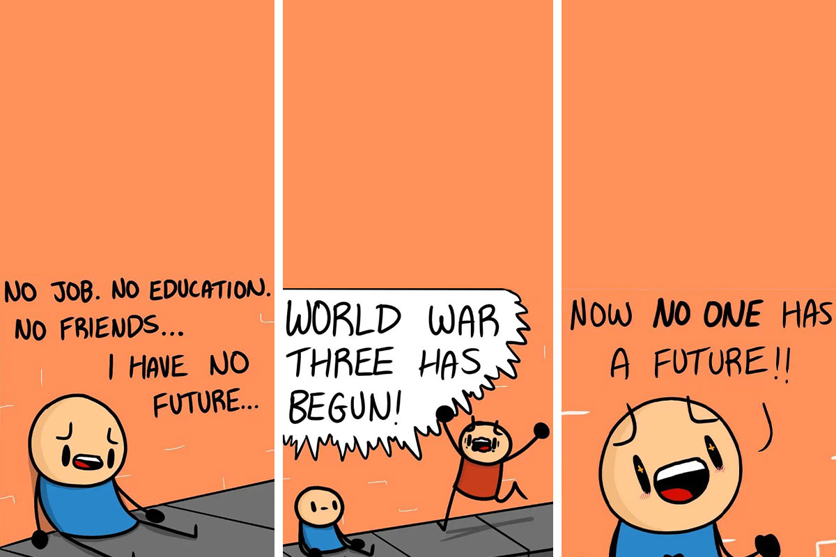 This Artist’s Dark Humor Shines In These 30 New Comics | Bored Panda