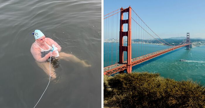 Amy Appelhans Gubser Completed A 17-Hour Swimming Journey Through Cold ...