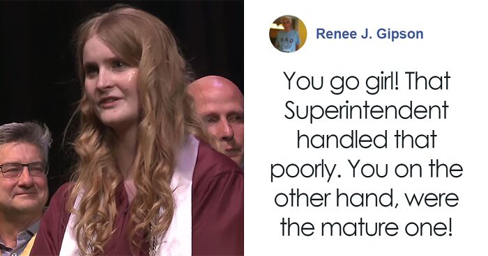 High School Graduate Refuses To Shake Superintendent’s Hand And Offers Him Banned Book On Stage