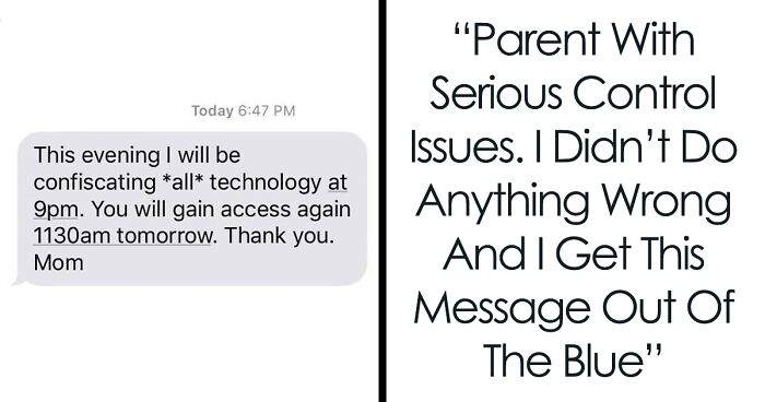 Appalling Texts Sent By Helicopter Parents Who Tried Controlling Adult ...