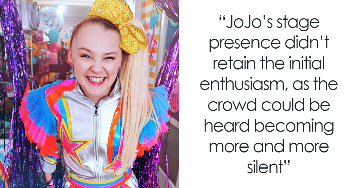 JoJo Siwa’s “CringeFest” Continues As Crowd Balks At Expletive-Filled ...