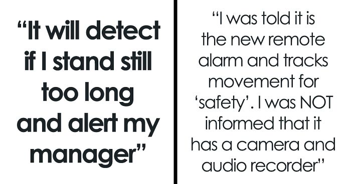 “My Work Gave Us New ‘Remote Alarms’ That We Must Carry At All Times ...