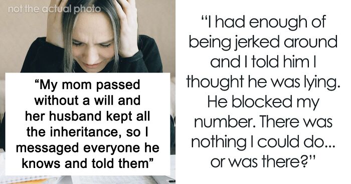 Man Regrets Screwing Over Stepdaughter Over Inheritance After She Ruins His Reputation | Bored Panda