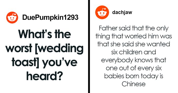 “What’s The Worst Thing You’ve Heard Someone Say While Giving A Wedding ...