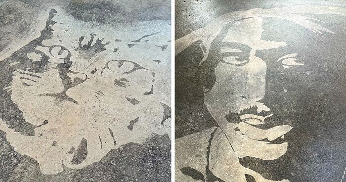 This Guy Used A Pressure Washer To Create Art On The Street, And Here ...