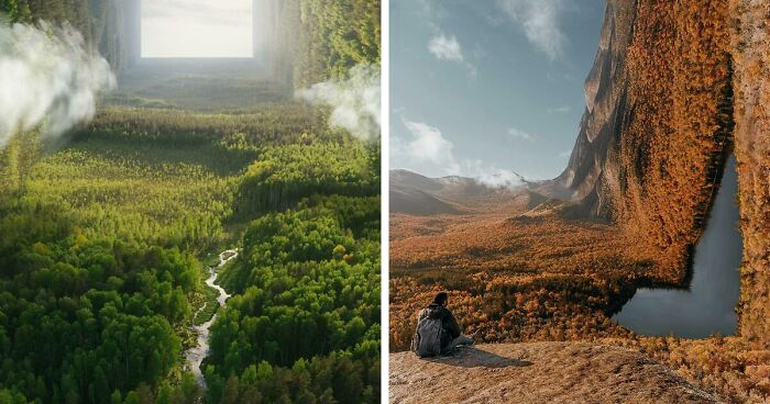 40 Landscapes That Bend The Fabric Of Reality By Indonesian Artist (New ...