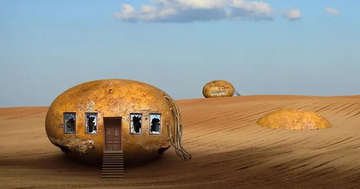 17 Buildings Inspired By Fruits And Vegetables, By This Surrealism Artist