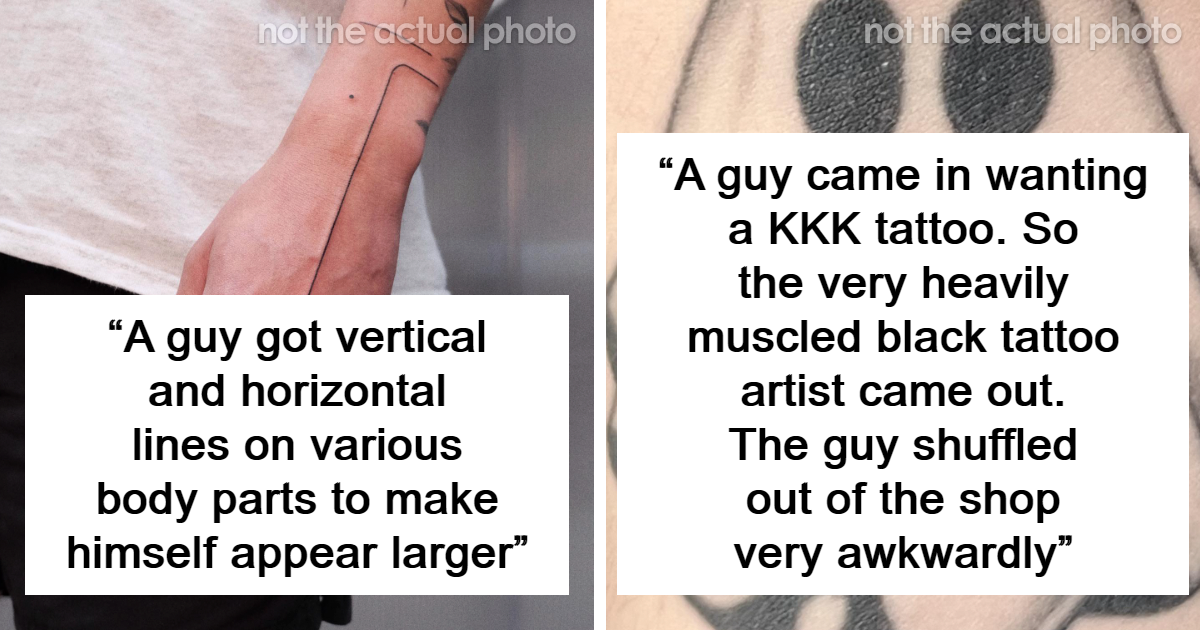“We Were Like ‘Oh'”: 30 Tattoos That Artists Found Pretty Uncomfortable ...