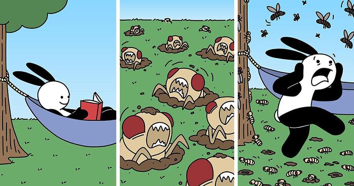 Artist Creates Cute Comics With Not-So-Cute Endings (30 New Pics)