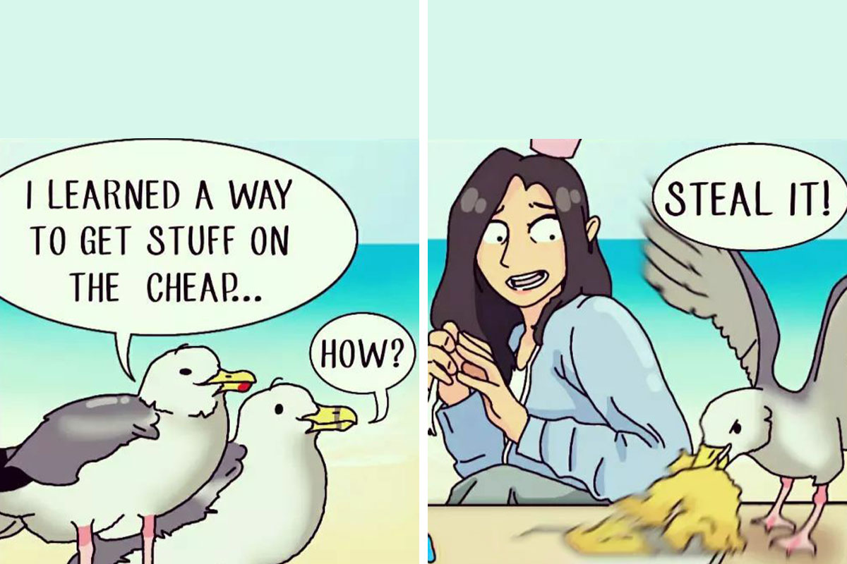 This Artist Illustrates Random Thoughts To Cheer You Up With His Comics ...