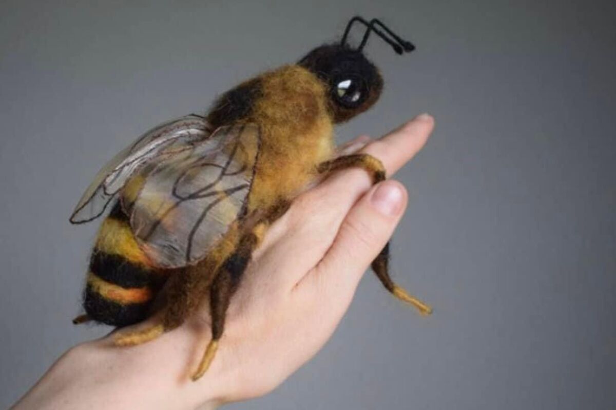 I Make Honey Bees From Wool (8 Pics) | Bored Panda