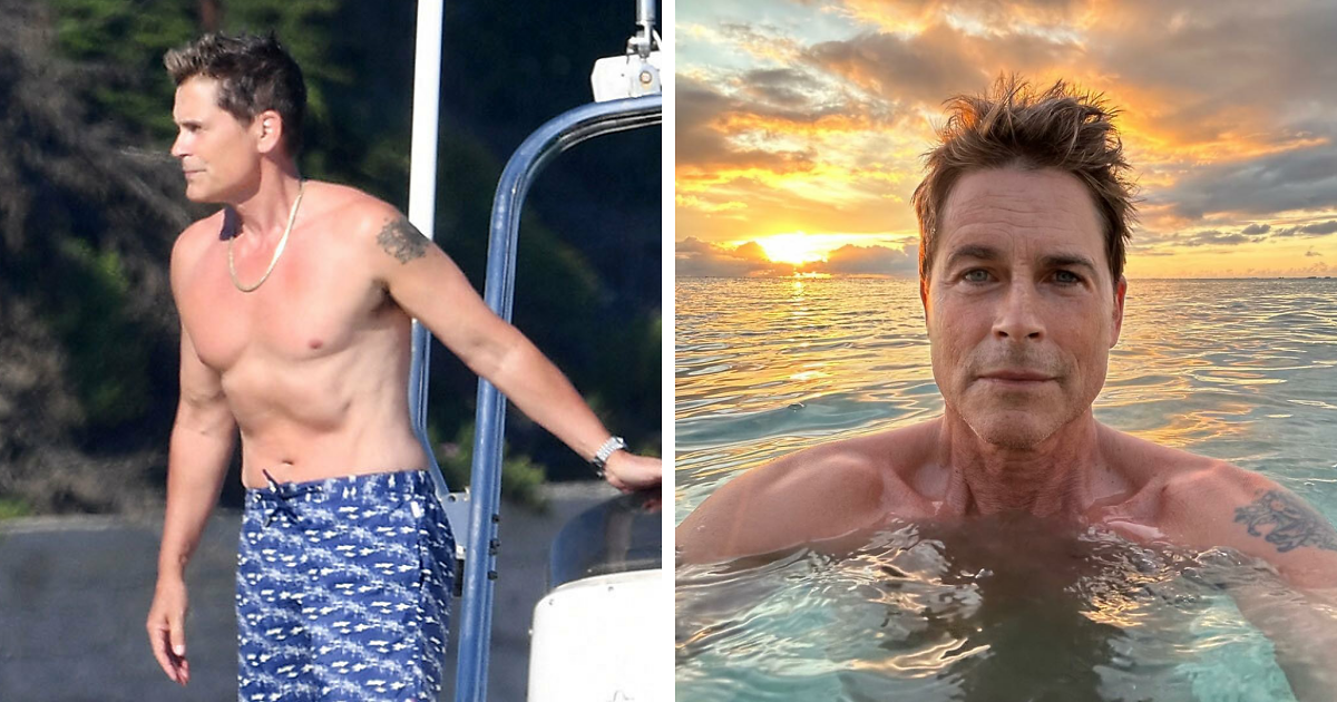 “Is He Holding His Stomach In?”: Rob Lowe Shows Off His Stunning Body ...