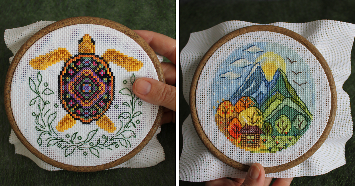 My Simple And Easy Cross-Stitch Patterns (11 Pics) | Bored Panda
