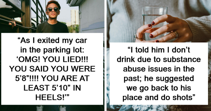 40 Things Said On A First Date That Absolutely Ruined All Chances For A ...