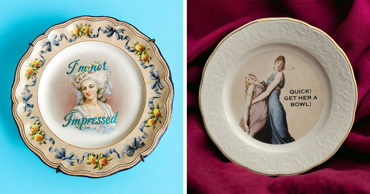 I Made 29 ‘Very Ugly Plates’ With Hilarious And Raunchy Designs (New Pics)
