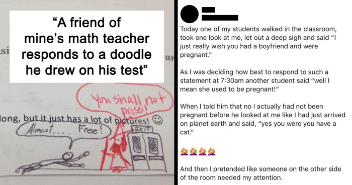 50 Funny Interactions Between Teachers And Students That Deserved An A+