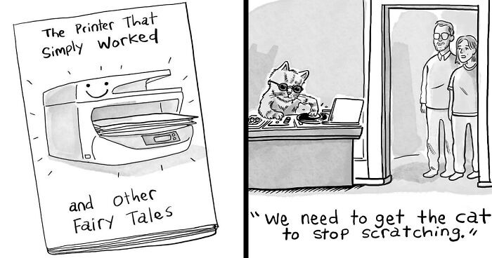 One-Panel Comics By Jason Adam Katzenstein Depicting Everyday Scenes ...