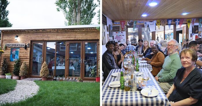 Dad Builds Greek Restaurant In His Backyard, It Becomes A Local Hotspot ...