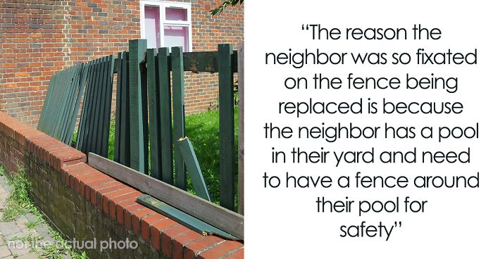 Neighbor Tries To Make Man Fix His Fence So They Could Use The Pool, He ...