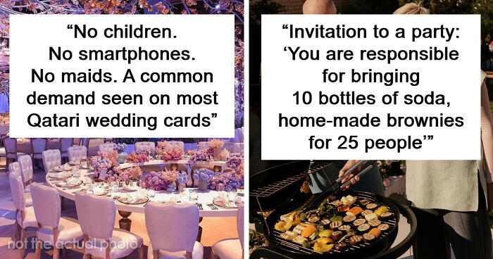 “Sorry Girl, Not Gonna Do That”: 30 Ridiculous Invitation Demands ...