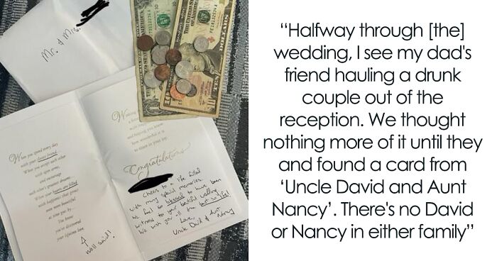 Couple Sneaks Into Random Wedding With 11 Dollar And 54 Cent Gift ...