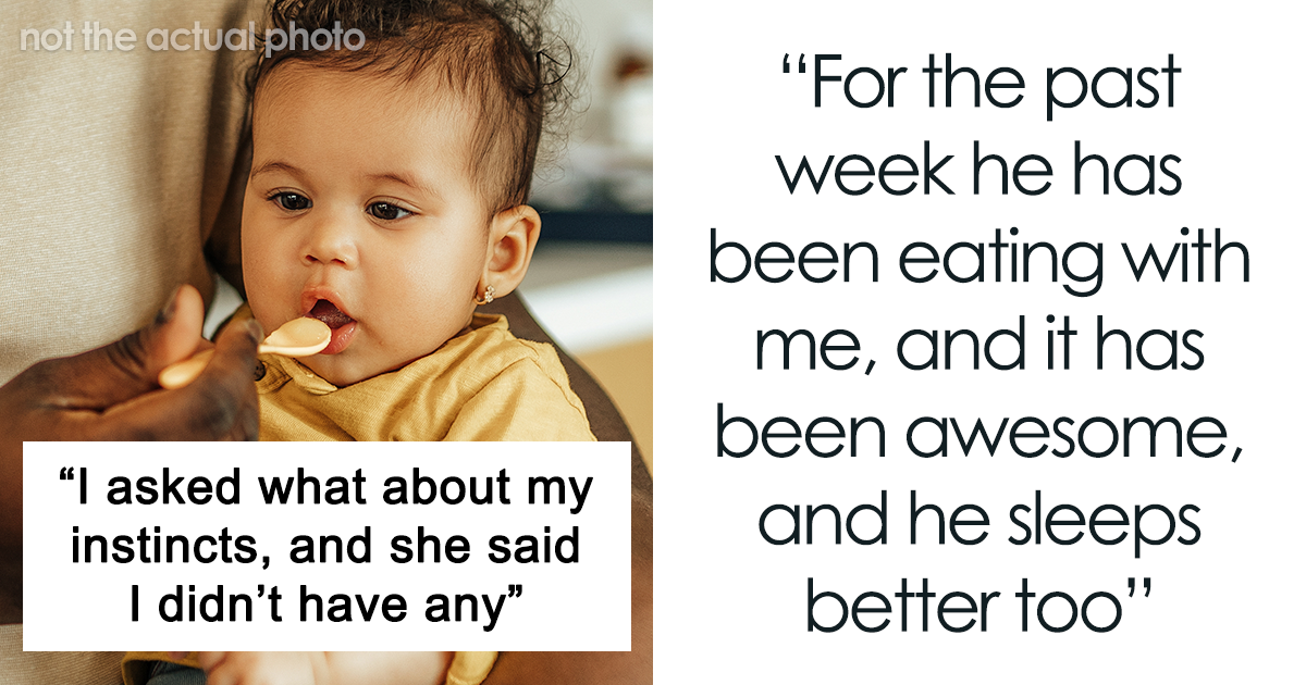 Man Finds A Hack To Make Picky Baby Eat Food, Mom Loses It | Bored Panda