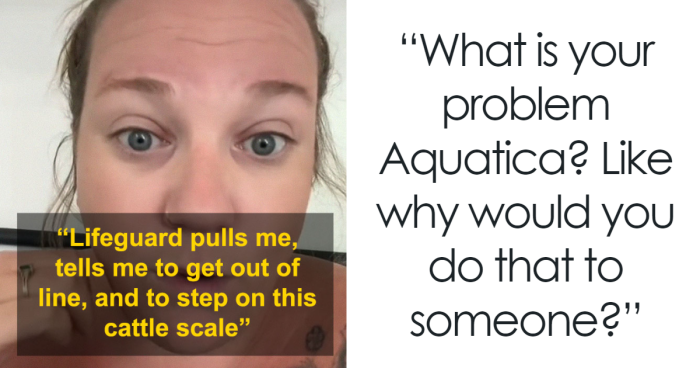 Woman Denounces SeaWorld Over Humiliating Waterslide Incident | Bored Panda