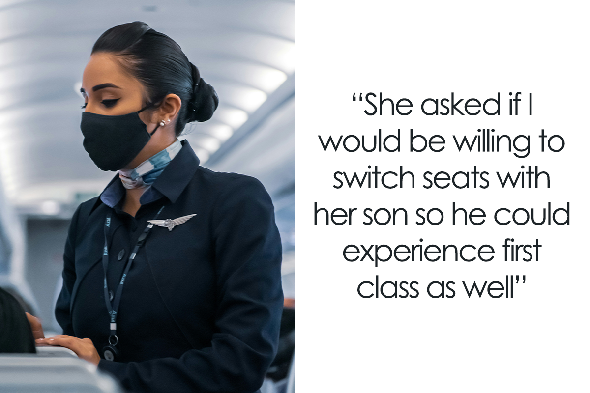 Plane Staff Pressures Woman To Give Her First-Class Seat To A Kid, She Refuses And Faces Backlash