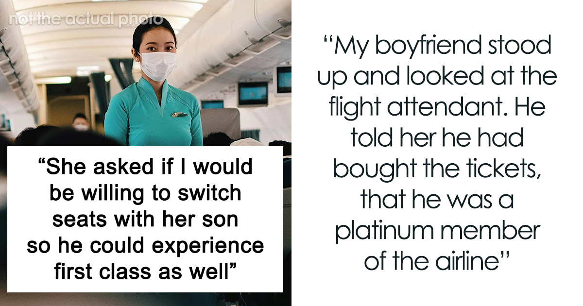 Plane Staff Pressures Woman To Give Her First-Class Seat To A Kid, She ...