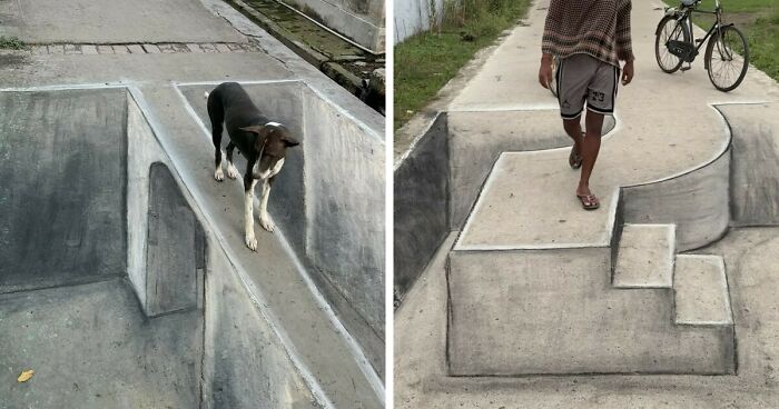 31 Chalk Drawings Made By This Art Teacher Entertain The Whole Neighborhood