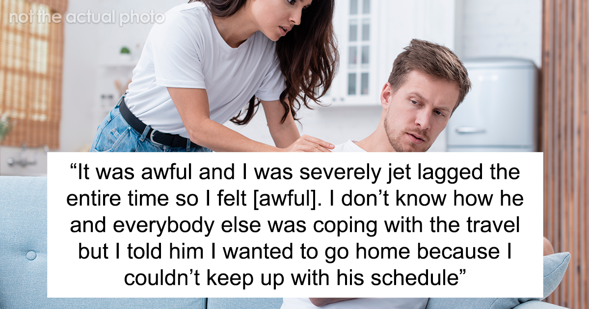 Netizens Call Out Nagging Wife Who Forced Hubby To Take Her Along On Work Trip And Ruined It ...