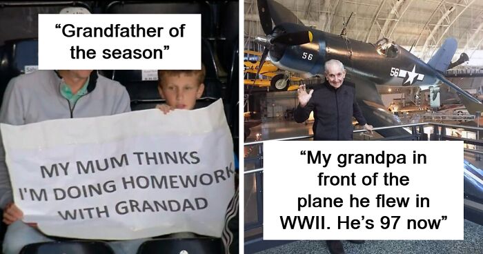 50 Times Grandpas Were Being Their Cool And Wholesome Selves | Bored Panda