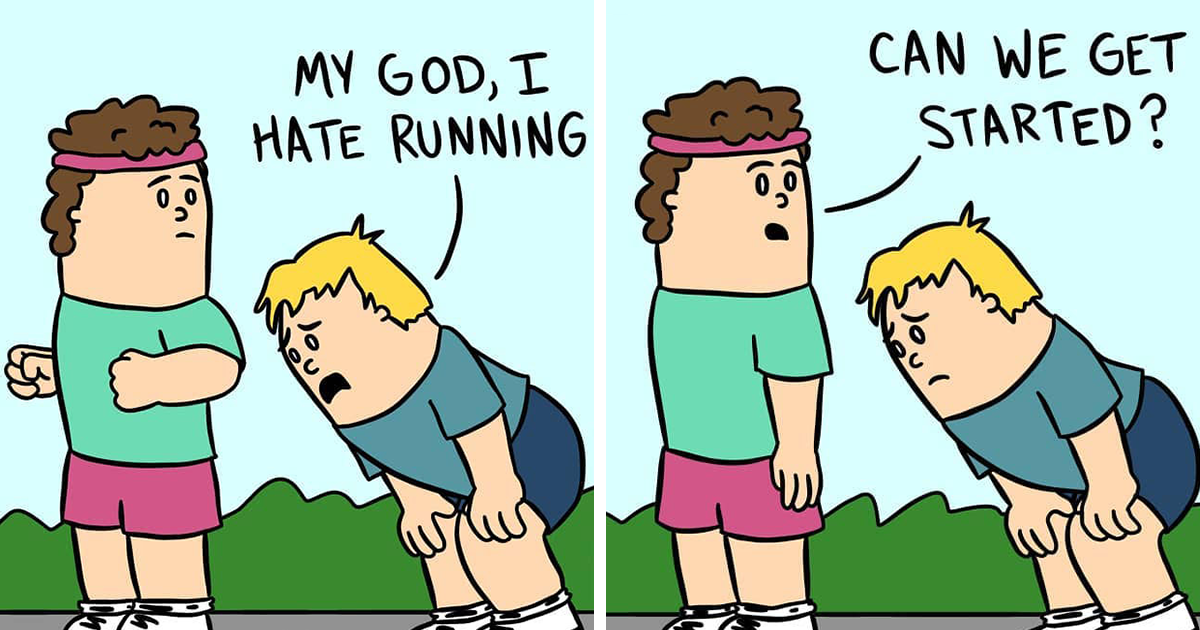 30 Comics By DARKnoodle That Blend Dark Humor With Everyday Absurdity | Bored Panda