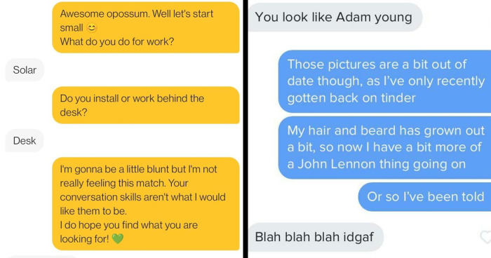 50 Strange, Cringe And Bizarre Screenshots From Dating Apps