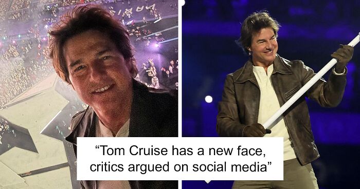 Tom Cruise’s Olympics Stunt Overshadowed By His “New Face”