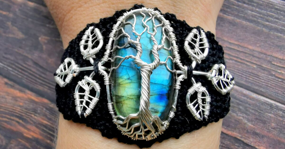 I Made A Tree Bracelet By Combining My Two Passions, Wire Wrapping And ...