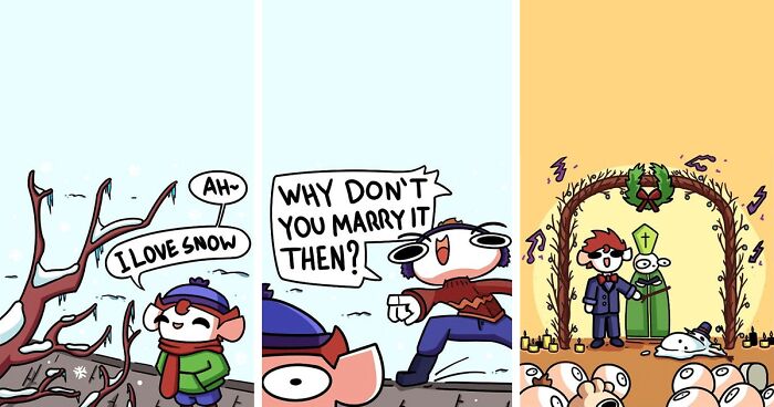 Danish Artist Creates Simple, Yet Entertaining Comics Illustrating ...