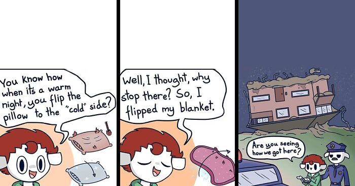 Danish Artist Creates Simple, Yet Entertaining Comics Illustrating ...